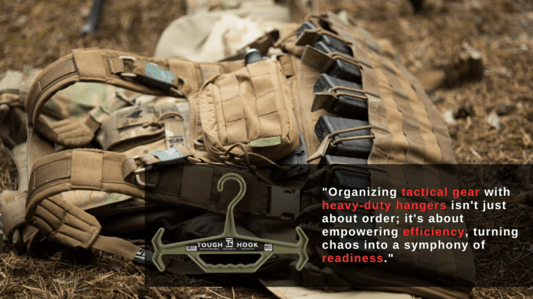 Tactical Gear Organization w/ Heady Duty Hangers